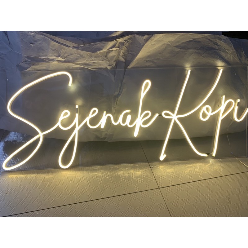 Jual [NO COD] Neon wire sign custom | Shopee Indonesia