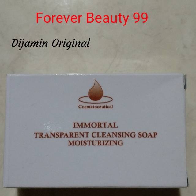 Jual Immortal transparent cleansing soap moisturizing - utk kulit ...