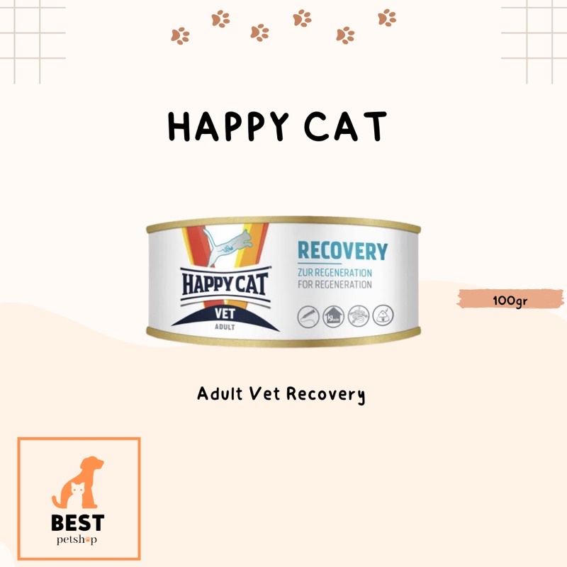 Jual happy cat vet adult recovery 100gr | Shopee Indonesia