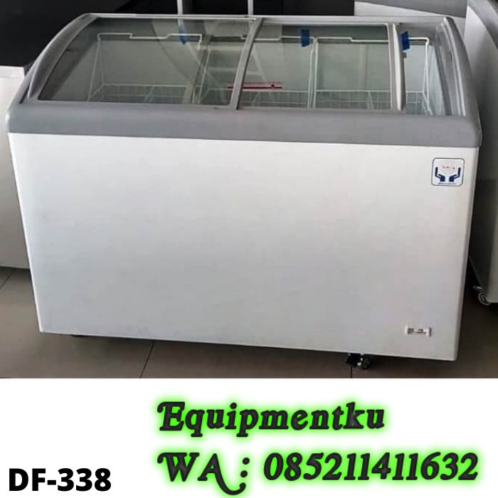 Jual STARCOOL DF-282 (4B) LED SLIDING CURVE GLASS FREEZER / FREEZER ...
