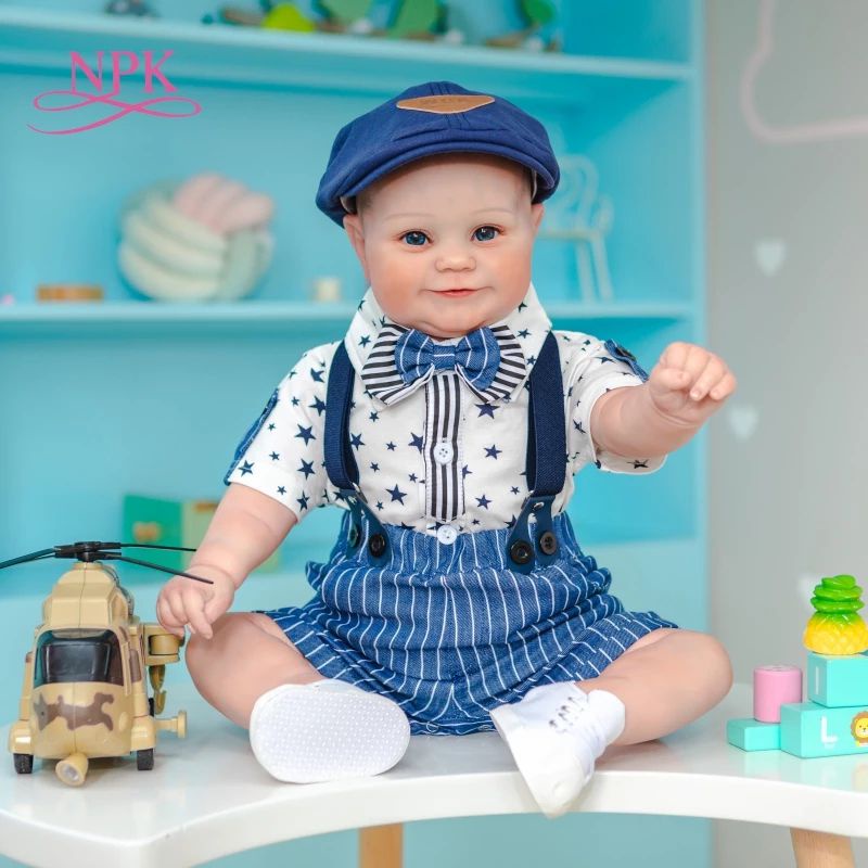 Jual Boneka Reborn NPK 60CM Huge Original Size Reborn Baby Toddler Boy ...