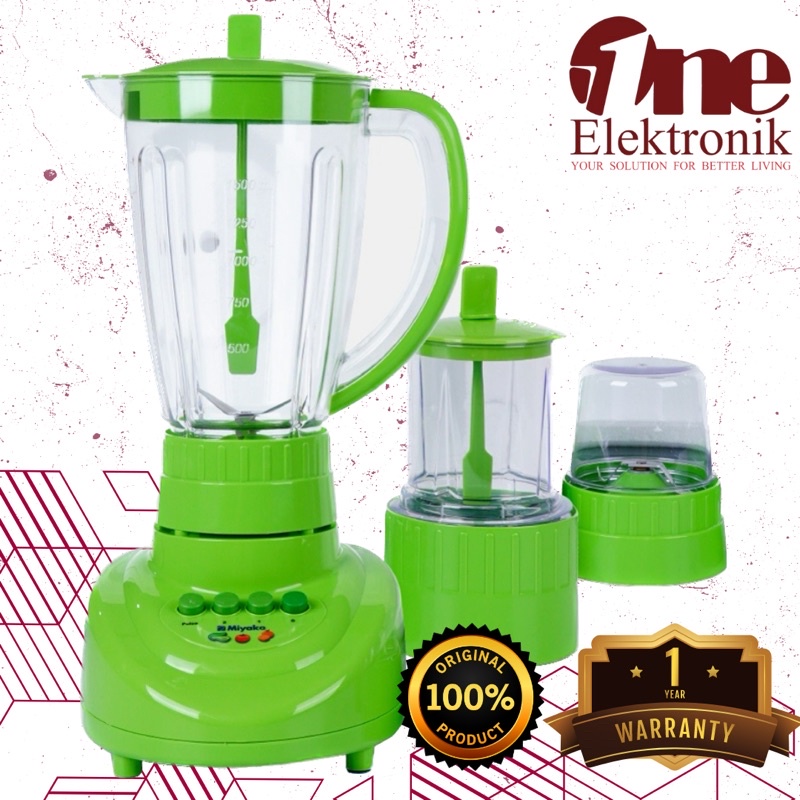 Jual Blender Miyako Plastik 3in1 1.5Liter BL 152 PF/AP BIG CONTAINER ...