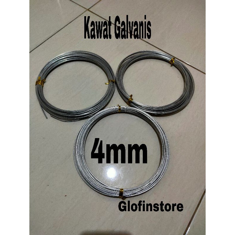 Jual Kawat Galvanis BWG 8 Diameter 4mm per 1Kg | Shopee Indonesia