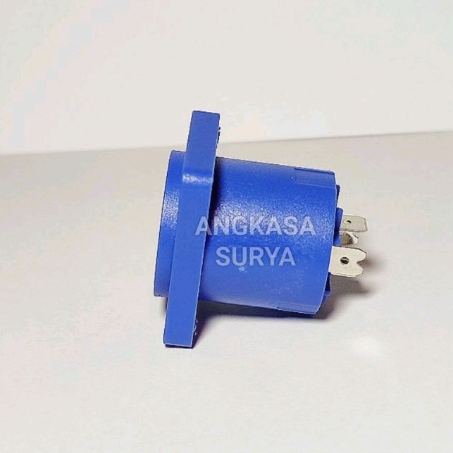 Jual Soket Spikon SOUNDMAX SM4MP Biru / Orange Socket Speakon Female ...