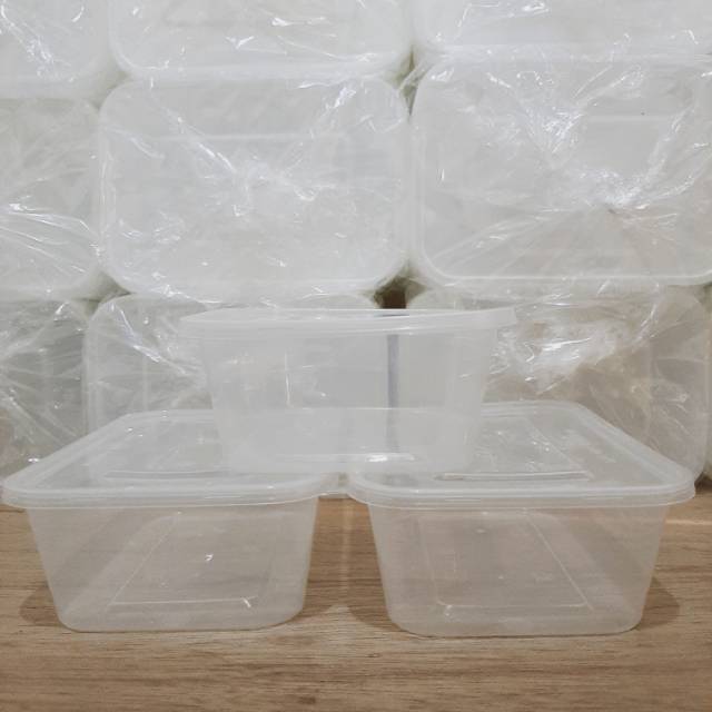 Jual Kotak makan/ kotak thinwall/ kotak container 750 ml/ 1 pack isi 25 ...