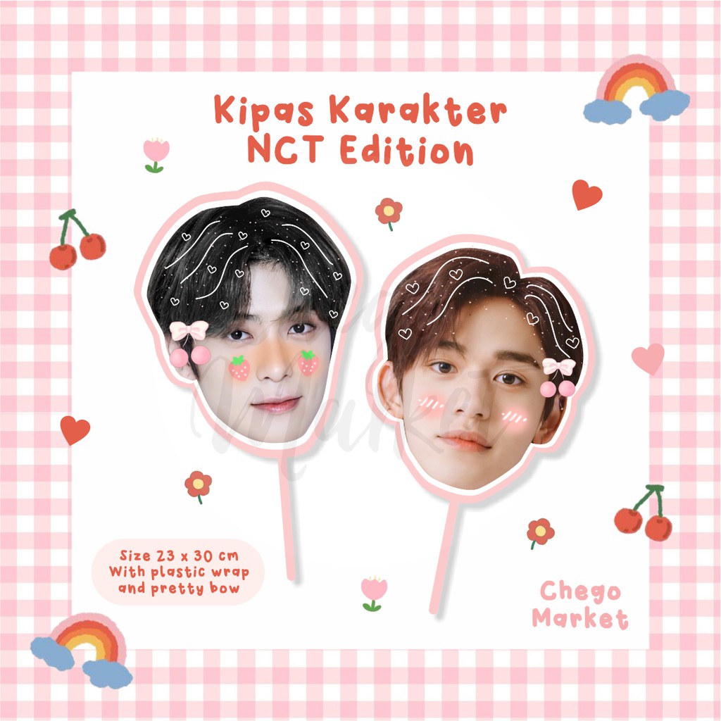 Jual (MIN. BELI 2 PCS) KIPAS KARAKTER NCT KIPAS KEPALA HEADFAN NCT ...