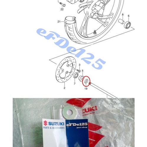 Jual Ring As Roda Belakang Shogun 125 Arashi 125 Axelo 125 Smash 110 ...