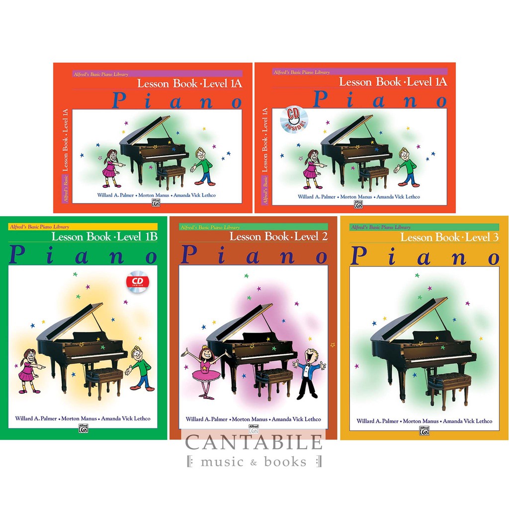 Jual Alfred Basic Piano Library: Lesson Book Level 1A, 1B, 2, 3 | Shopee Indonesia