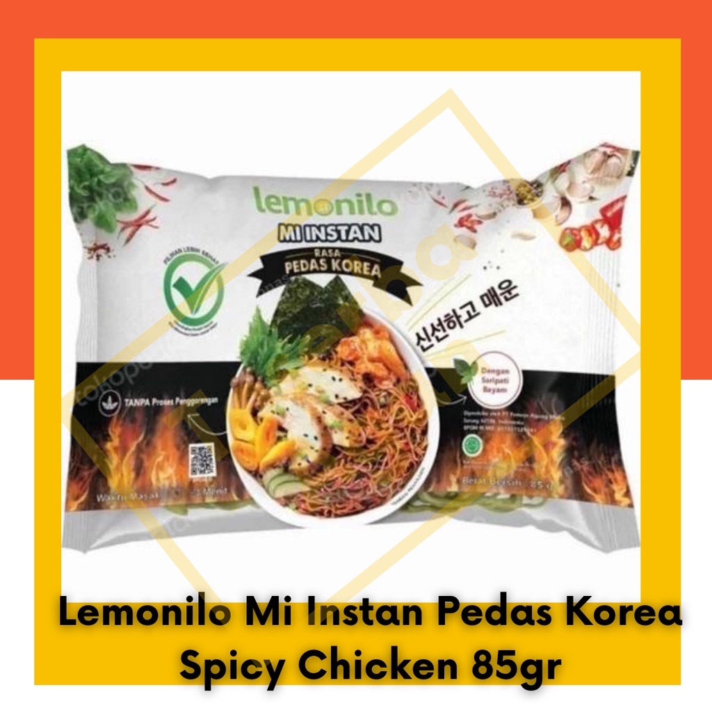 Jual Lemonilo Mie Instan Pedas Korea 70gram Mi 1 bungkus Spicy Korean ...