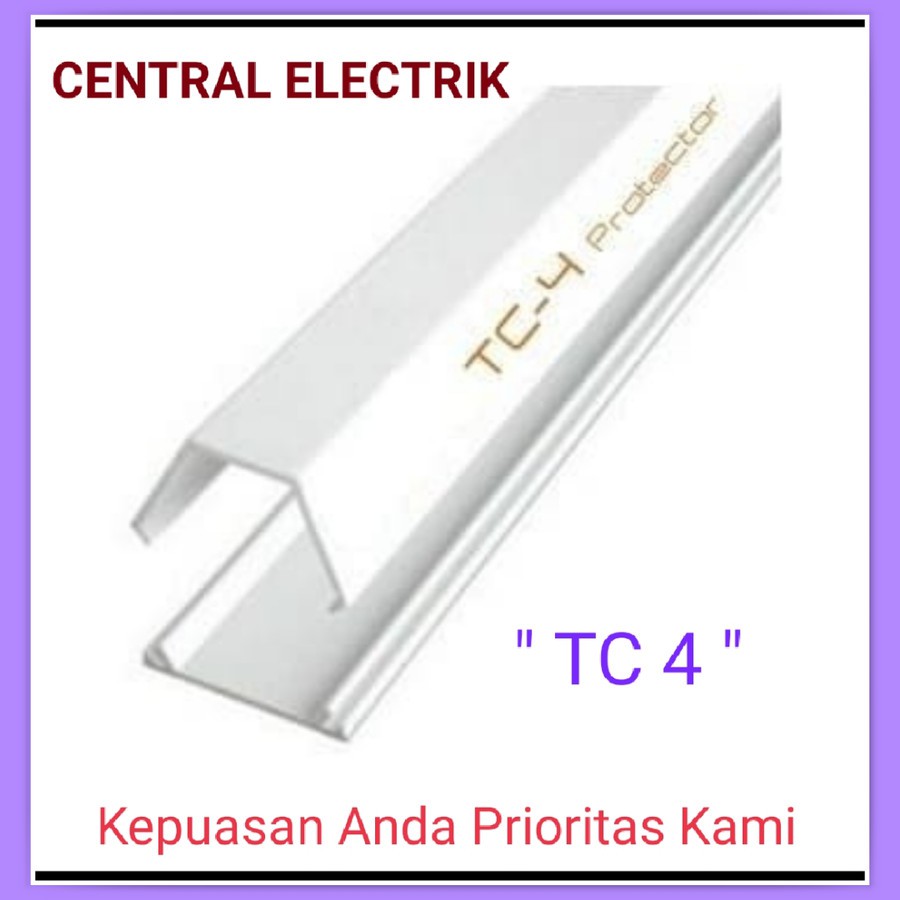 Jual PROTECTOR KABEL TC NO.4 /DUCTING / PENUTUP KABEL / 1 METER ...