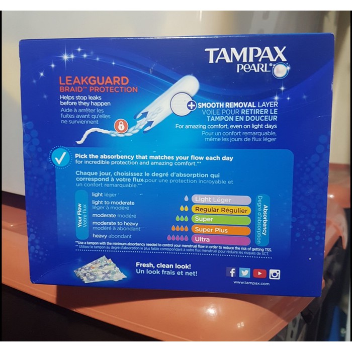 Jual TAMPON TAMPAX PEARL JUMBO 50 PCS TRIPLE PACK NON PARFUMES TAMPONS ...