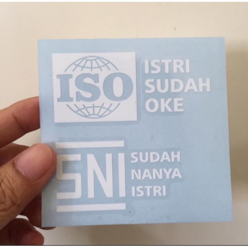 Jual Cutting Sticker SNI ISO Termurah | Shopee Indonesia
