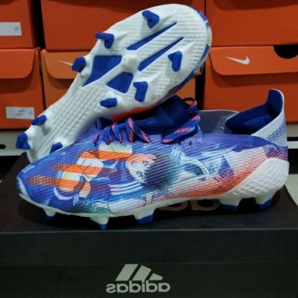 Jual SEPATU BOLA ADIDAS X1 GHOSTED TSUBASA PUTIH BIRU FG / SEPATU ...