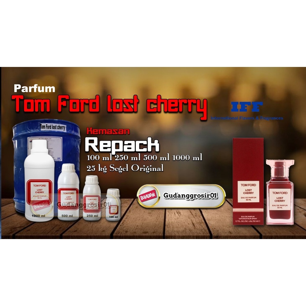 Jual Bibit parfum murni tom ford lost cherry by i f f 500ml/1000ml | Shopee Indonesia