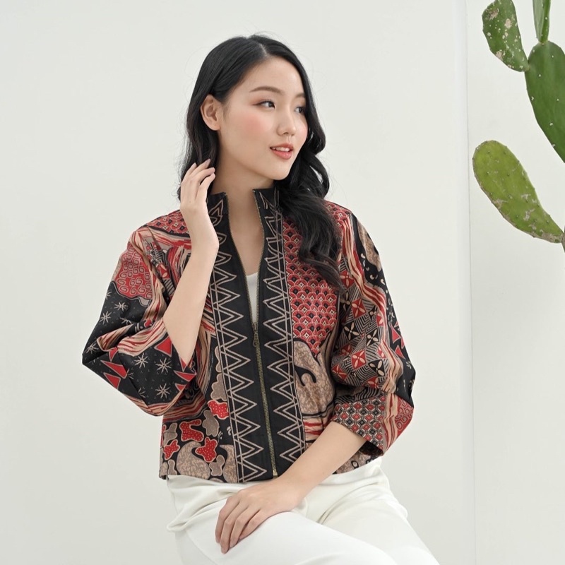 Jual Outer Batik 135 Series / Jaket Batik wanita/ Seragam Batik ...