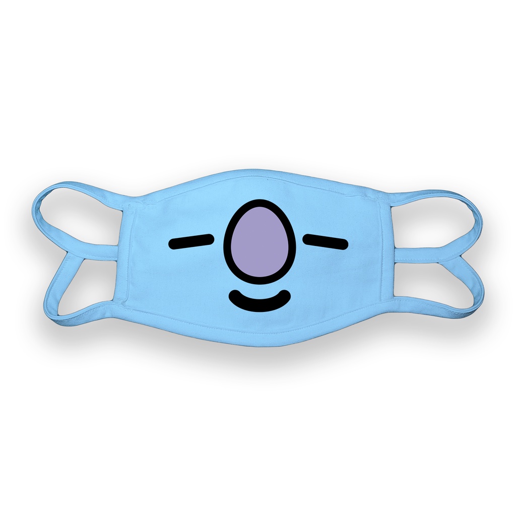 Jual Masker Premium Cotton Combed BT21 Koya (Face) | Shopee Indonesia