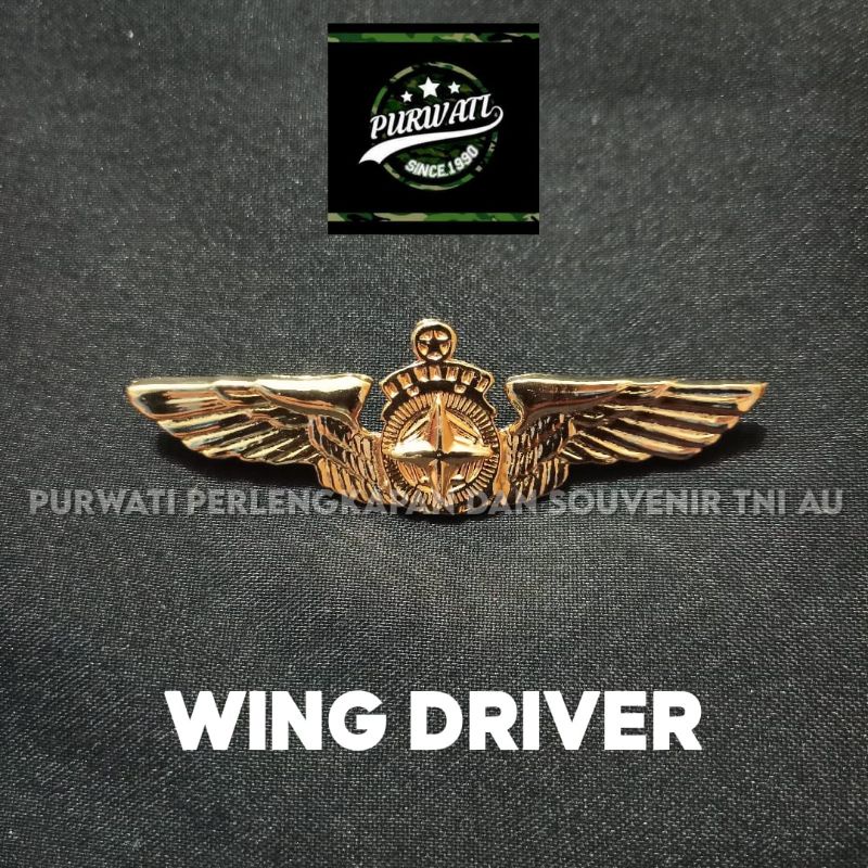 Jual Wing Driver Brevet Driver PDH TNI | Shopee Indonesia