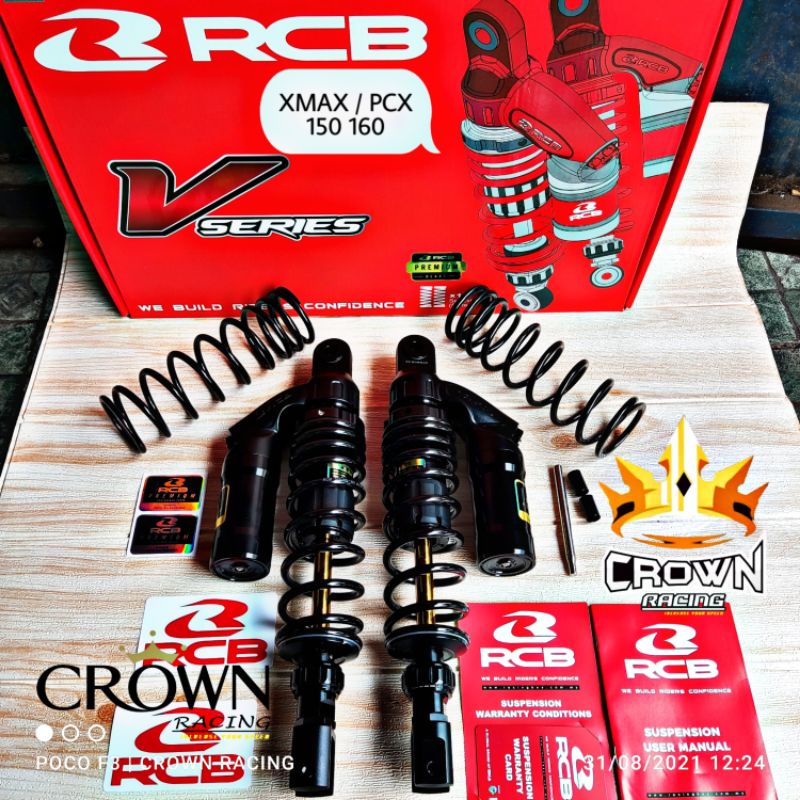 Jual Shock RCB VD Series Click Rebound 350mm Yamaha XMAX / PCX 150 ...