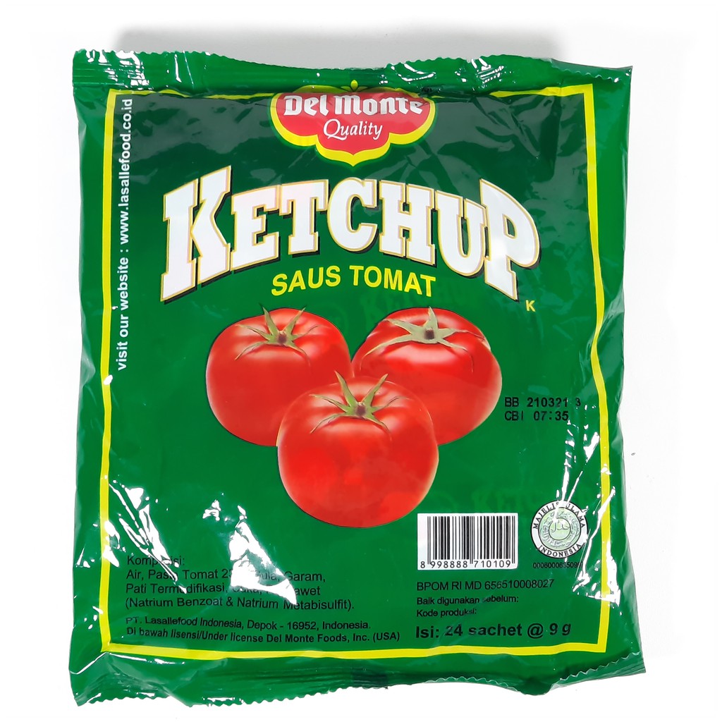 Jual Saos Tomato Delmonte Sachet Isi 24 | Saos Tomat | Shopee Indonesia