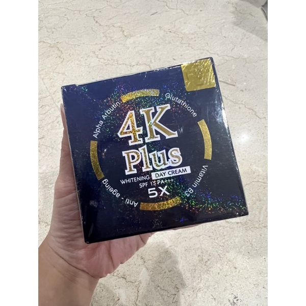 Jual 4k Plus Whitening Day / Night Cream SPF 15+++ | Shopee Indonesia