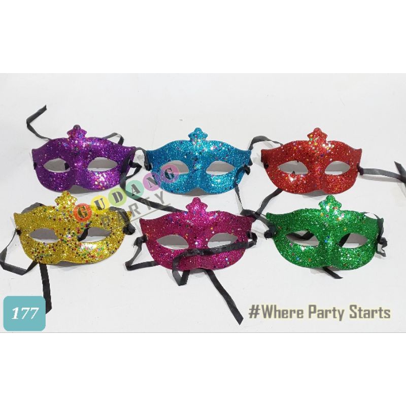 Jual Topeng Pesta/Party Mask/Topeng Half Face/Halloween Mask/Masquerade ...