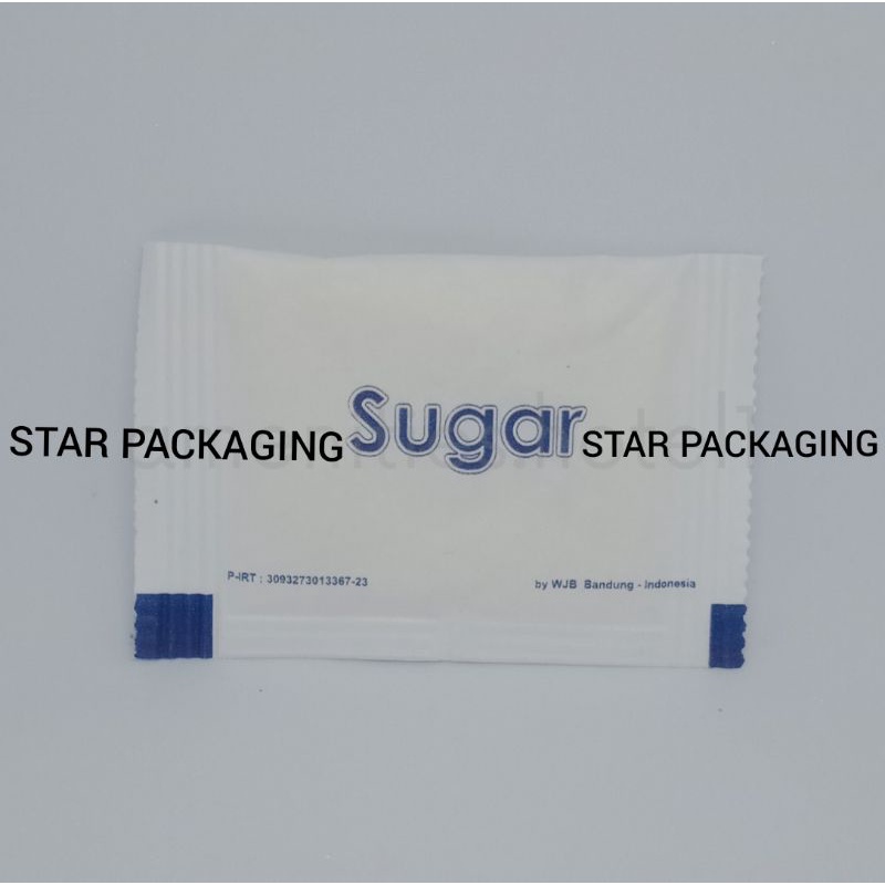 Jual Gula Pasir Sachet 6 gram White Sugar Stick Gula Putih Stick Gula ...