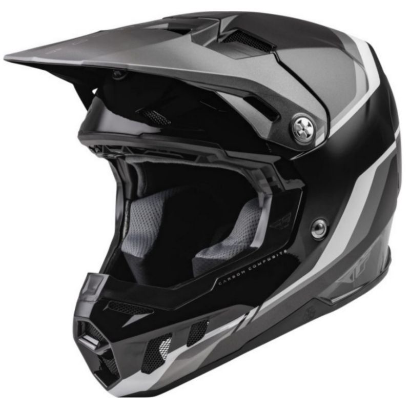 Jual HELM CROSS FLY FORMULA CC DRIVER 2022 BLACK CHARCHOAL WHITE ...
