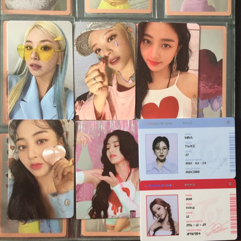 Jual photocard pc twice formula of love jeongyeon tzuyu jihyo sana mina chaeyoung fol | Shopee ...