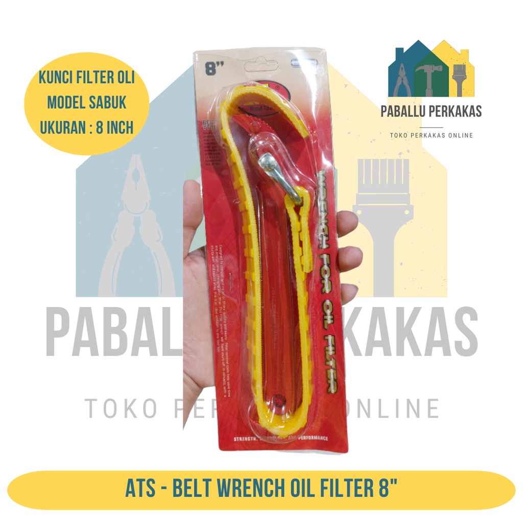 Jual Kunci oli filter 8" filter solar Model Sabuk ATS / Belt Wrench Oil ...