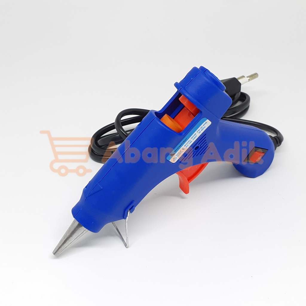 Jual Pistol Lem Tembak SAKLAR SON/OFF Hot Melt Glue Gun with switch ...