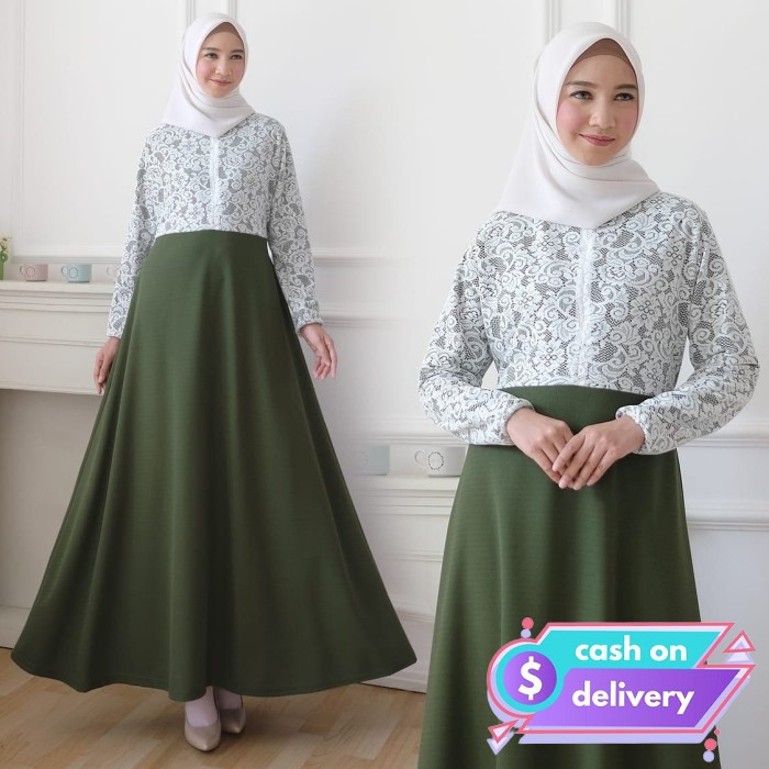 Jual Gamis Remaja Abg / Remaja Kekinian [Hijab Modis Ro] Maxi Wanita K ...