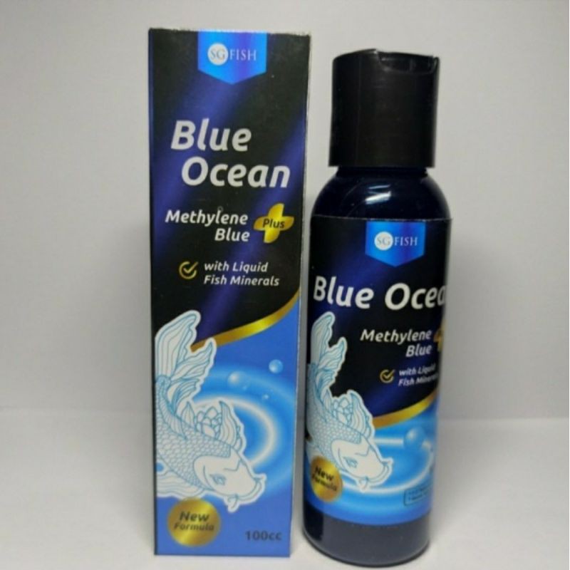 Jual BLUE OCEAN METHYLINE metilin blue plus SG fish obat biru ikan hias ...