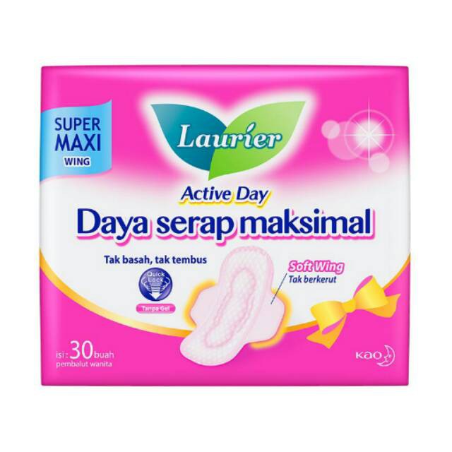 Jual LIVI - Laurier Super Maxi WING active Day (SAYAP) | Shopee Indonesia