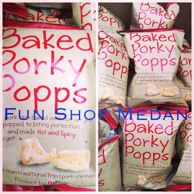 Jual Baked Porky Pops ( Snack Non Halal ) | Shopee Indonesia
