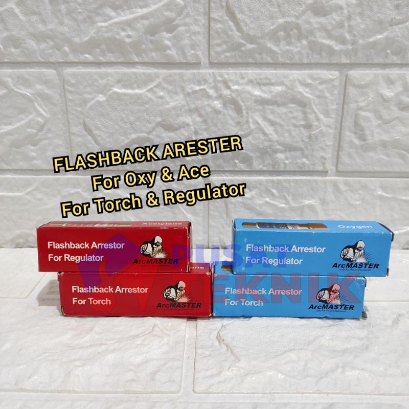 Jual FLASHBACK ARRESTOR UNTUK OXYGEN / ACETYLENE FOR TORCH / REGULATOR ...