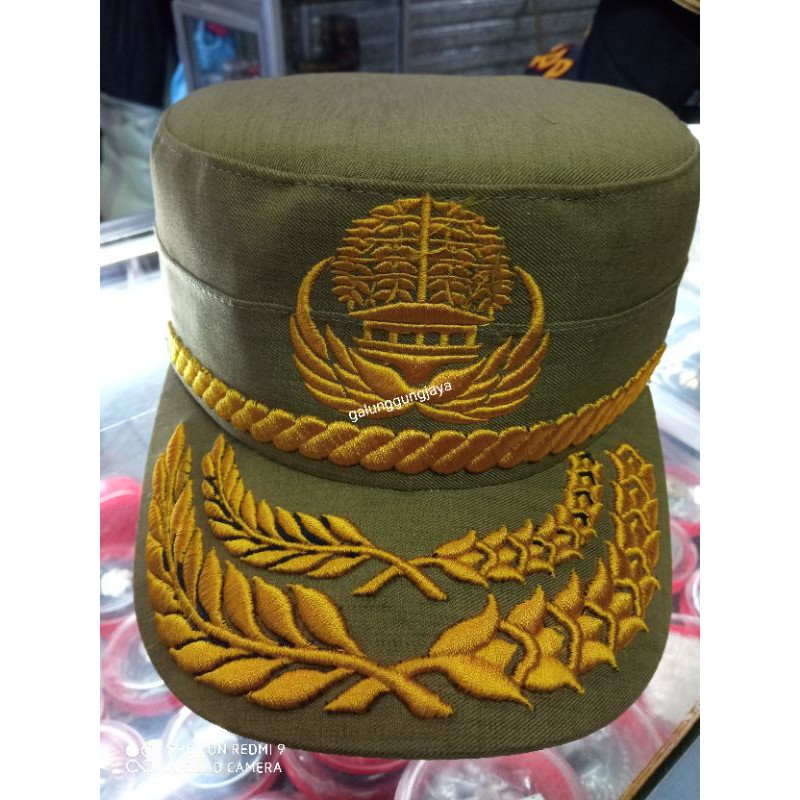 Jual Topi komando korpri keki 2 ray, free nama | Shopee Indonesia