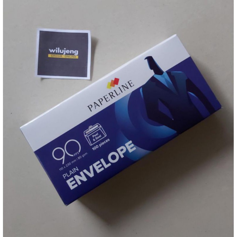 Jual Amplop Perekat 90 Paperline 11 x 23cm Polos (pak) (540gr) | Shopee ...