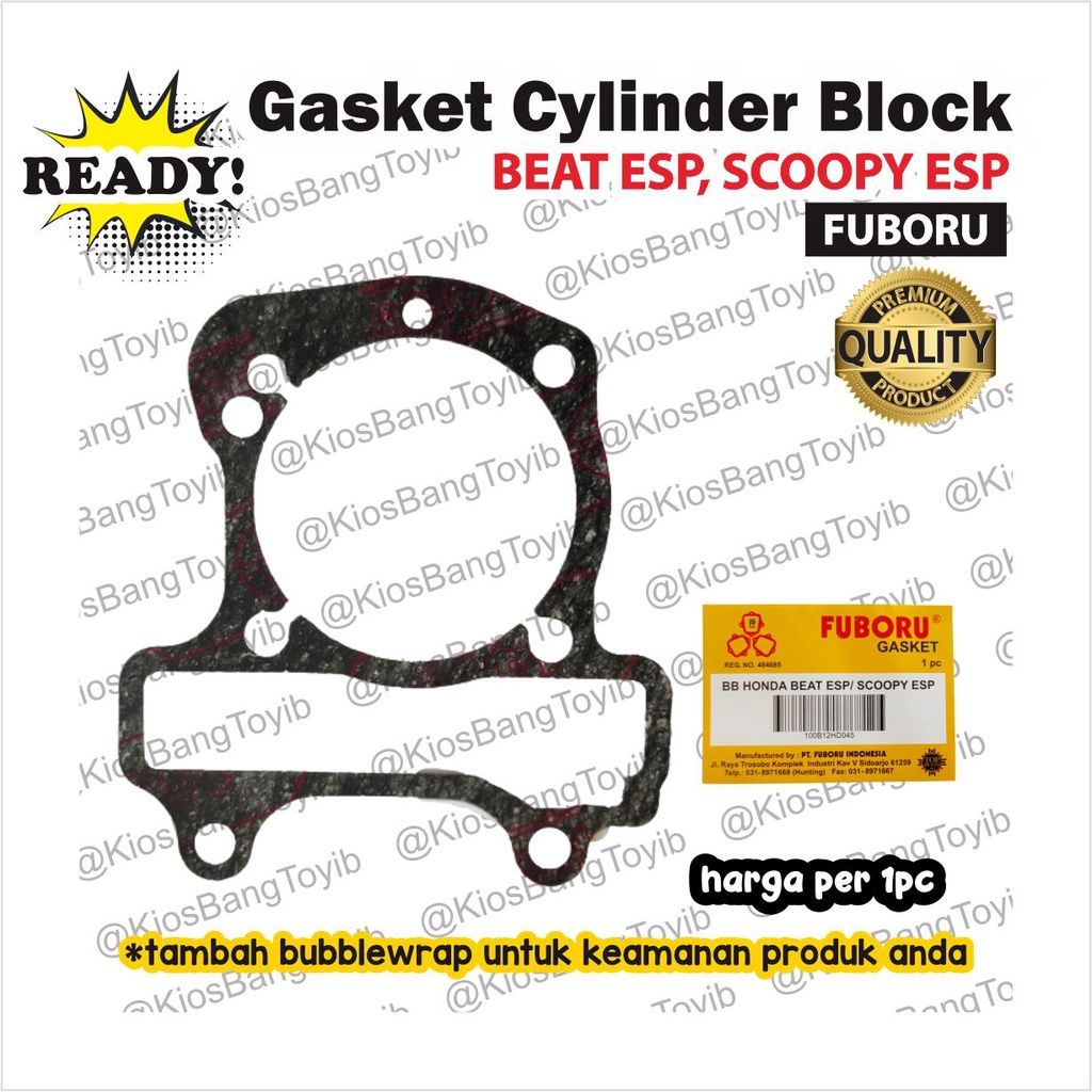 Jual Packing Gasket Cylinder Block (BB) Honda Beat ESP Scoopy ESP ...
