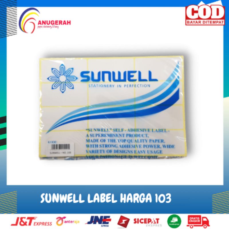 Jual SUNWELL LABEL HARGA POLOS 103/104/111/112/121 (PCS) | Shopee Indonesia
