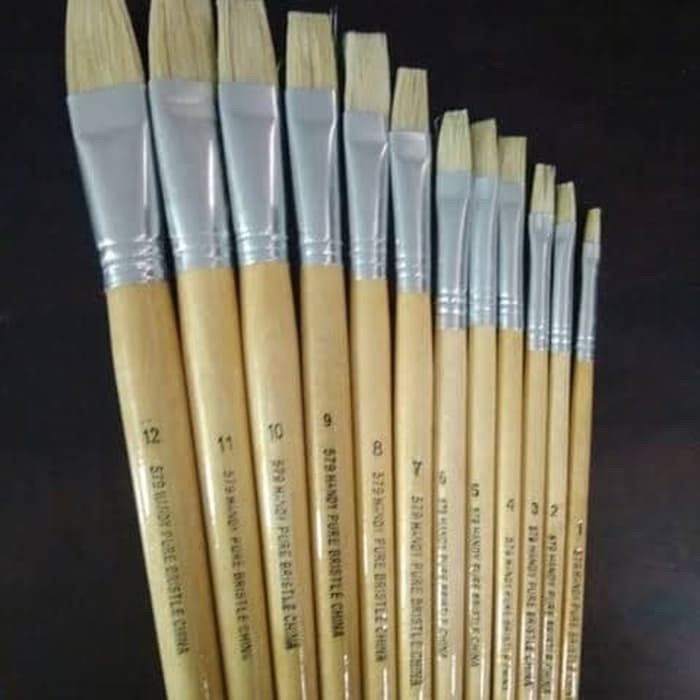 Jual Kuas Lukis / Brush / Kuas Lukis Mastona 579 No 1-12 | Shopee Indonesia