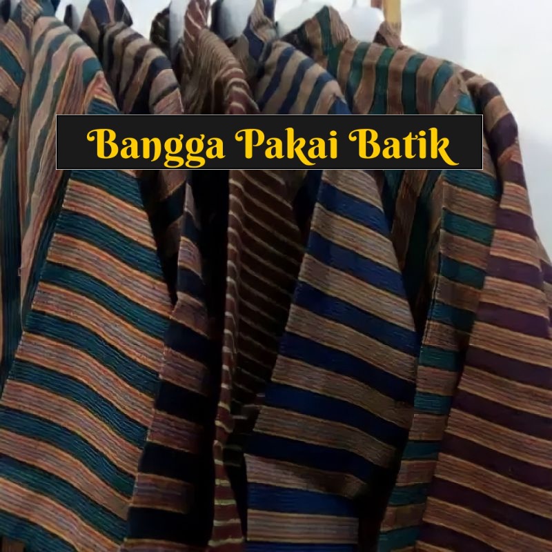 Jual Terbaru Atasan Tops Surjan Lurik Baju Adat Jawa Batik Lurik ...