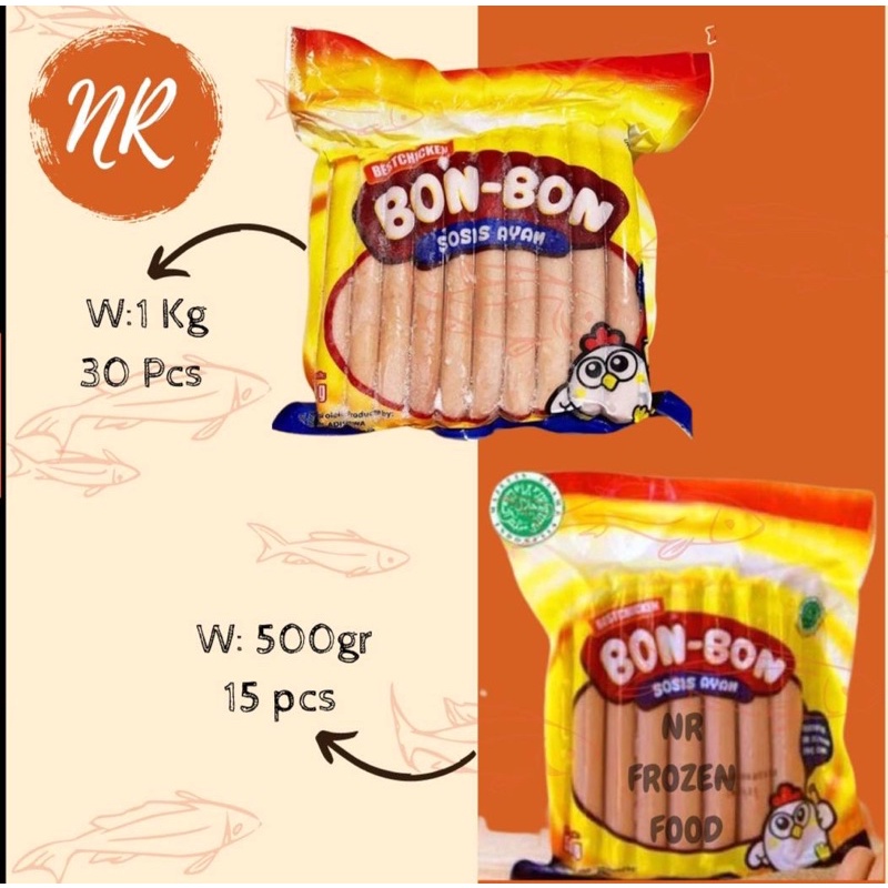 Jual Sosis bon bon 500g & 1kg | Shopee Indonesia