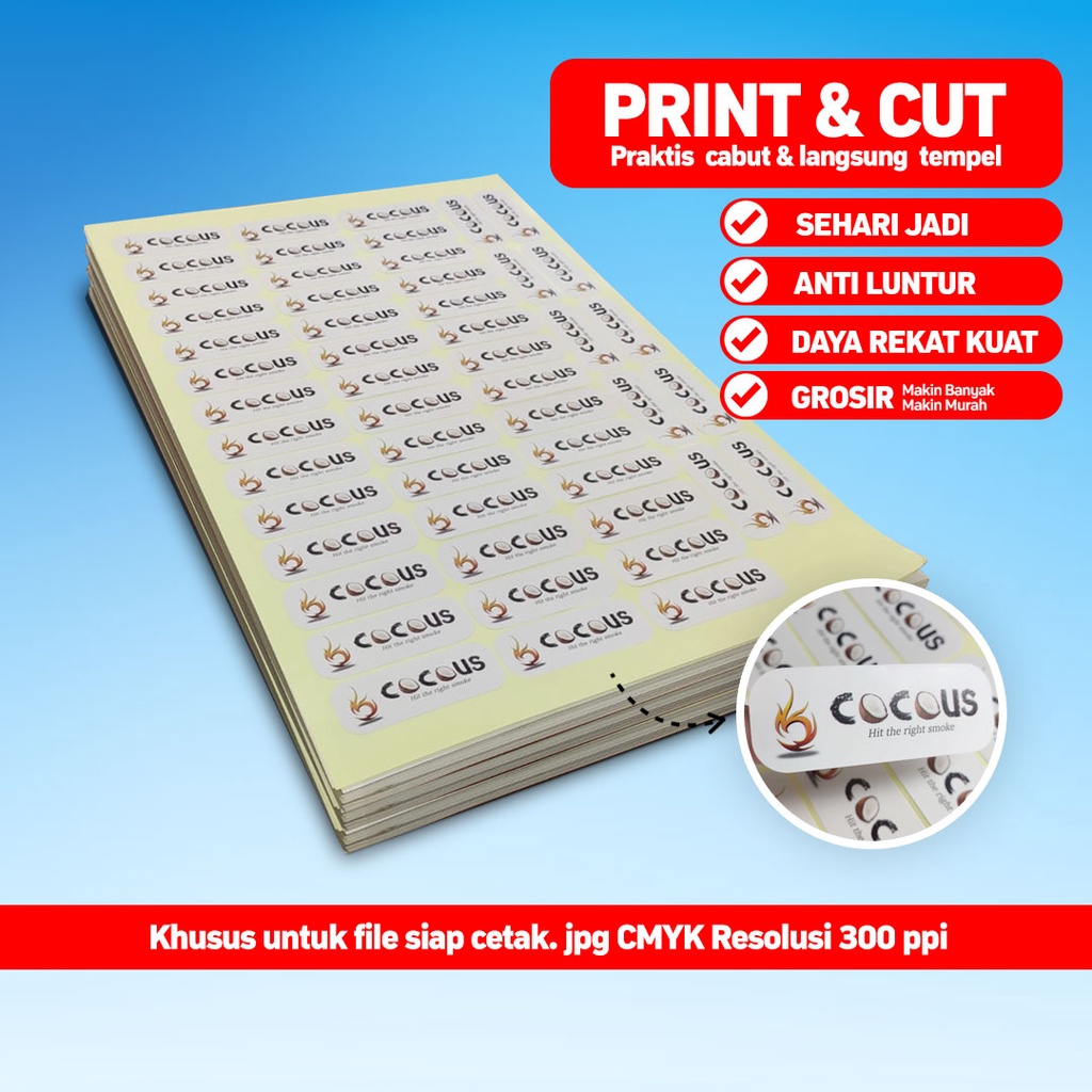 Jual Cetak Stiker Cutting A3+ / Cetak Stiker A3+ Cutting / Cetak Stiker ... Jual Cetak Stiker Cutting A3+ / Cetak Stiker A3+ Cutting / Cetak Stiker ...