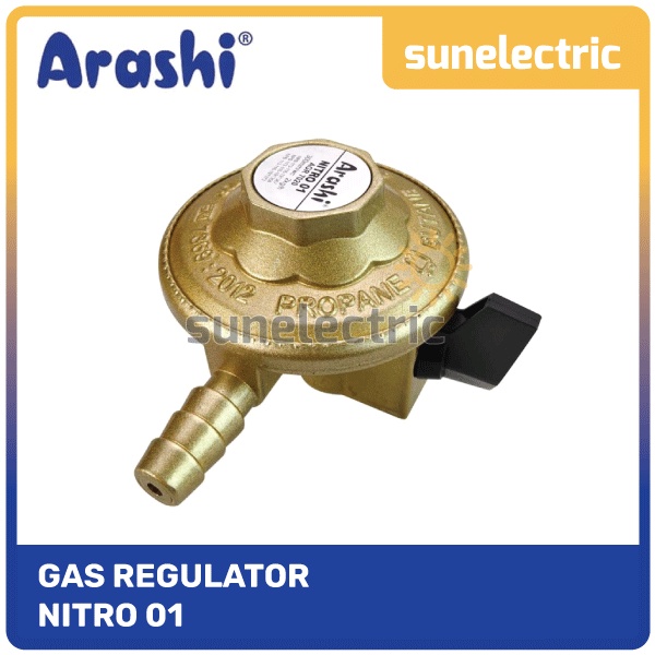 Jual Arashi Nitro 01 Regulator Gas LPG Bertekanan Rendah NITRO01 ...