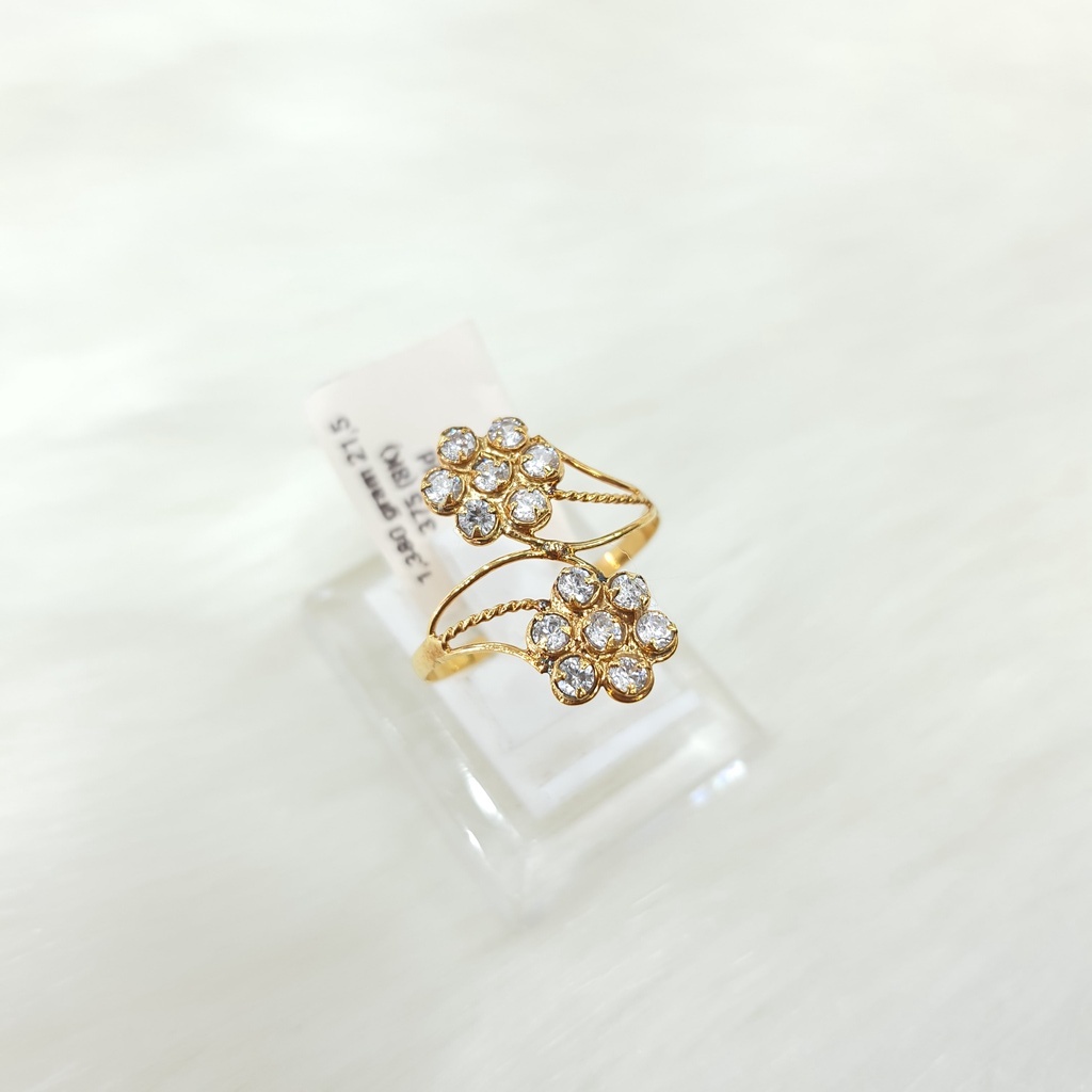 Jual LMG PAUN CINCIN EMAS PON CETAK P02 - 375 9K - GOLD | Shopee Indonesia
