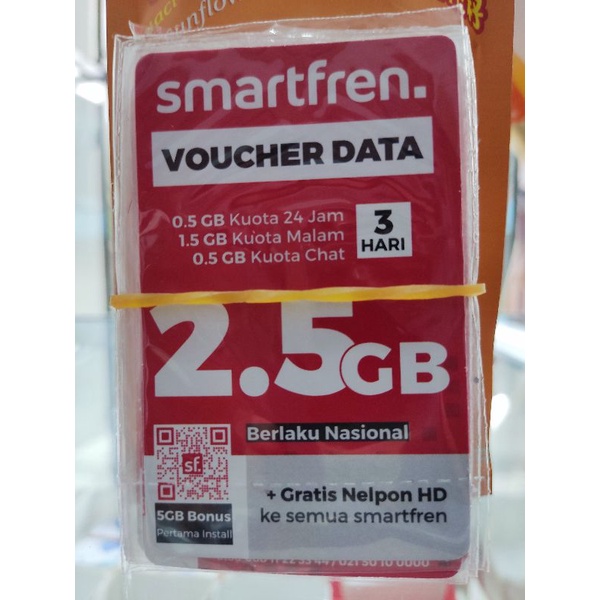 Jual Voucher Smartfren 2,5 GB Nasional | Shopee Indonesia