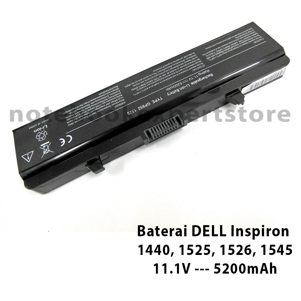 Jual Baterai Laptop DELL Inspiron 1440, 1525, 1526, 1545 ( Oem ...