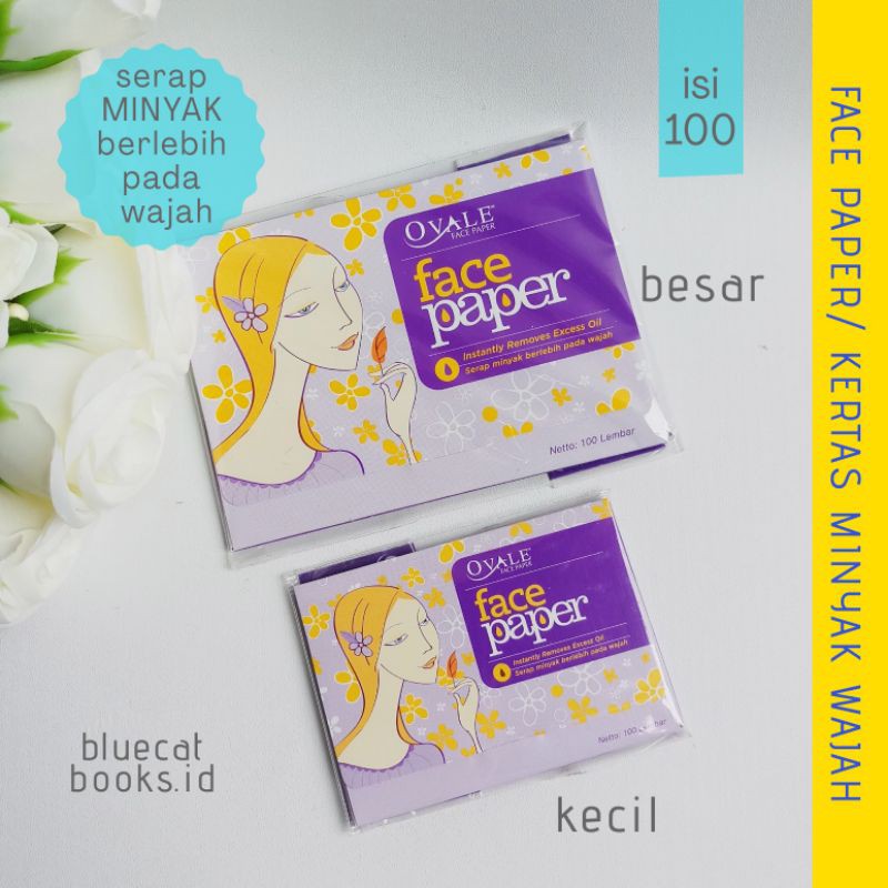 Jual Ovale Face Paper 100 Lembar/ Kertas Wajah Ovale/ Kertas Wajah ...