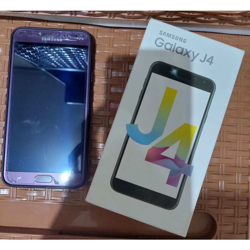 Jual samsung galaxy J4 2/32gb purple 2nd | Shopee Indonesia
