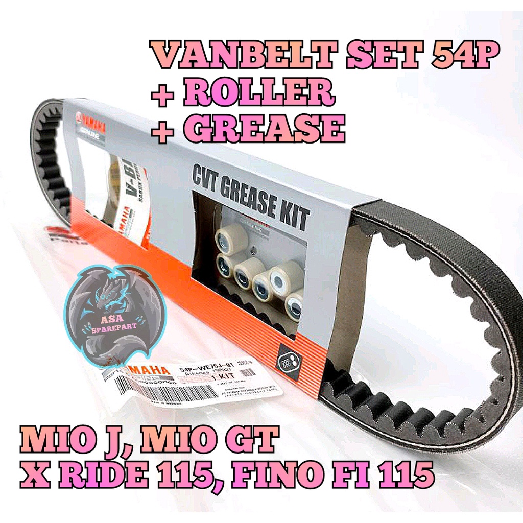 Jual Vanbel + Roler 54P Motor Yamaha Mio J , Mio GT , Mio Soul GT 115 , Mio Fino FI Injeksi 115 ...